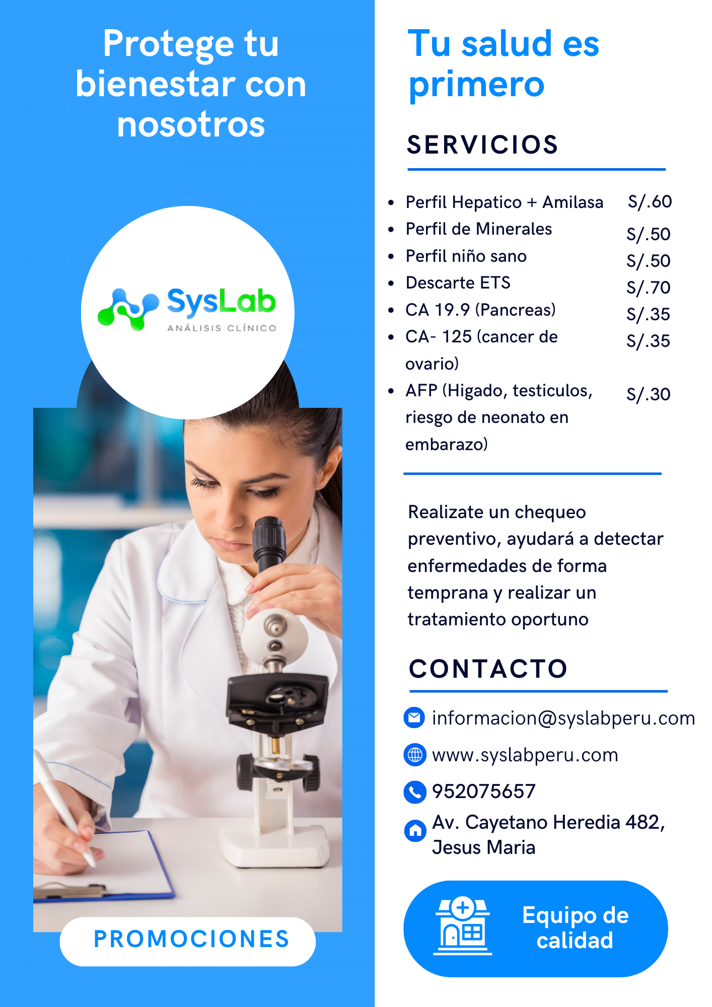 Promociones – Syslab